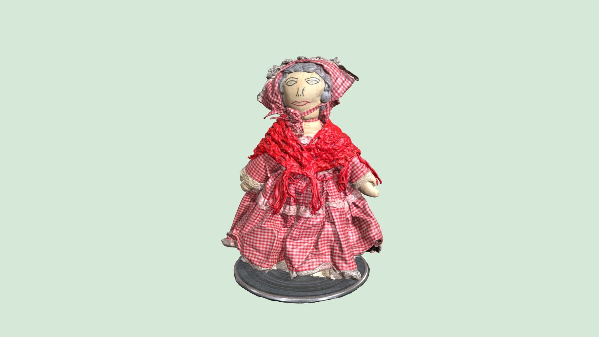 Large Red Doll by Lair LaCour - Download Free 3D model by NCPTT_NPS ...