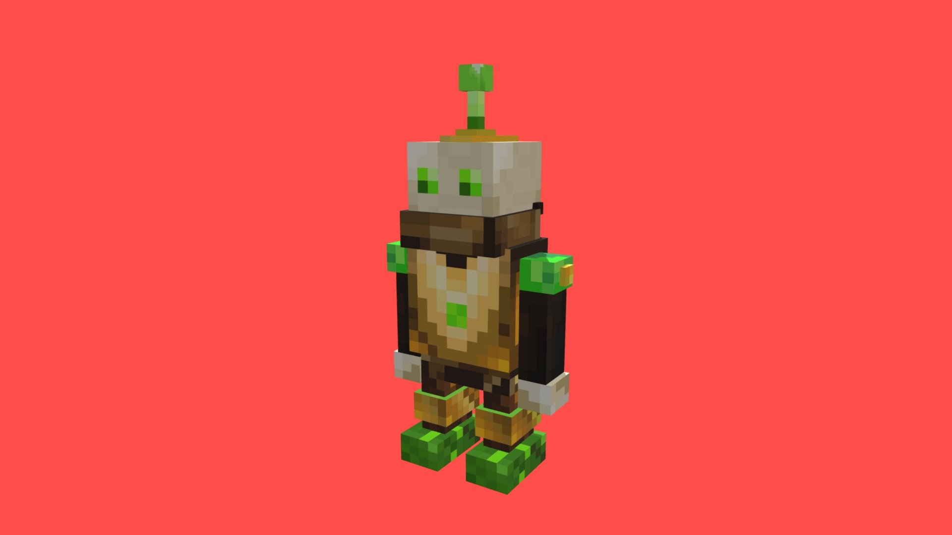 Minecraft Robot - 3D model by iNexx (@iNexxMC) [0e41de8] - Sketchfab