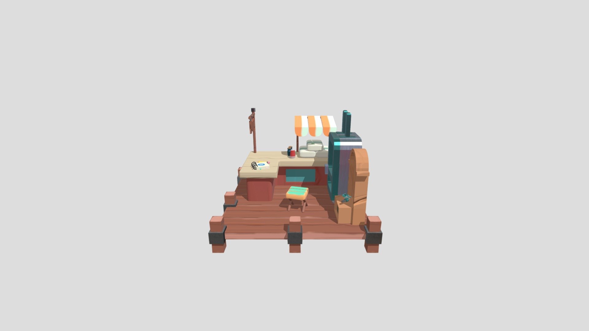 Texturización Diorama (WIP) - 3D model by eric.luque.romero [0e430c5 ...