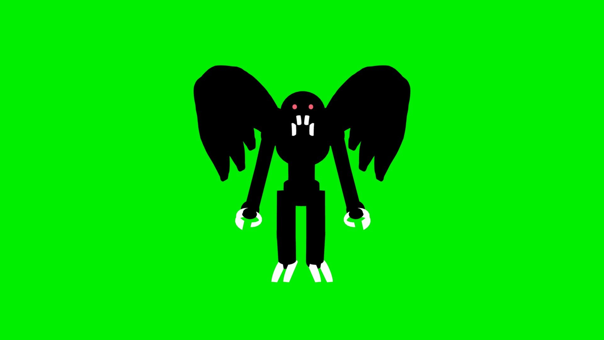 Mothman - Download Free 3D model by JeffySML [0e44430] - Sketchfab