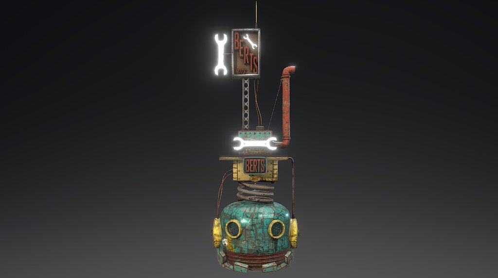 Bert's Bots - 3D model by amberjamieson [0e449e1] - Sketchfab