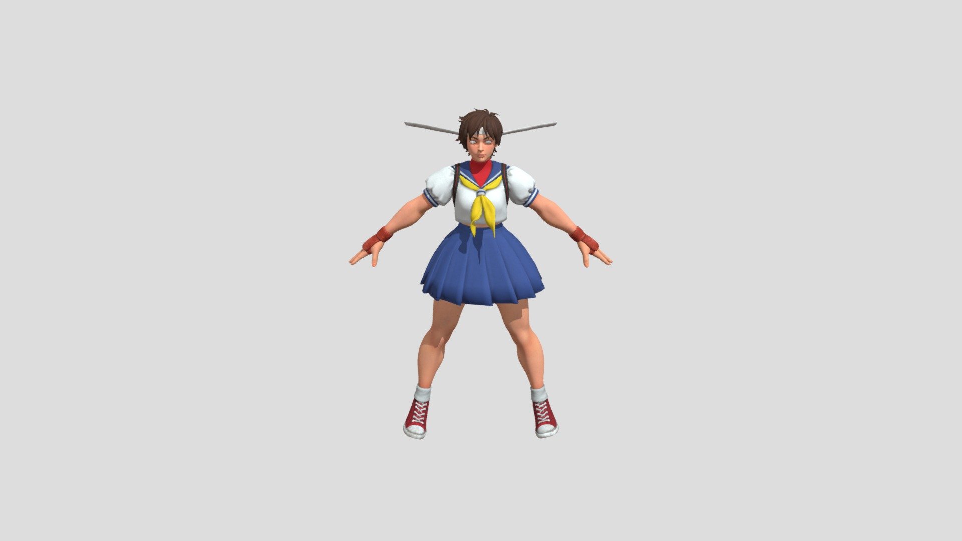 Sakura Nostalgia -SFV - Download Free 3D model by spongebobg87 [0e47c07 ...