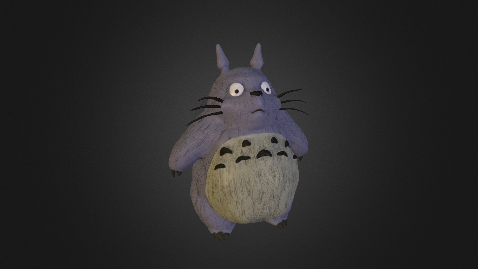 Big Totoro - 3D model by JVaughan [0e47ed2] - Sketchfab