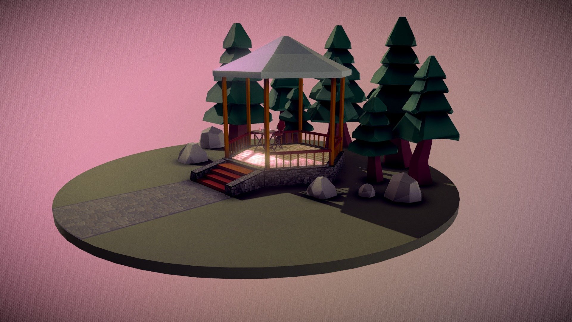 Forest - 3D model by Selcia [0e48dac] - Sketchfab