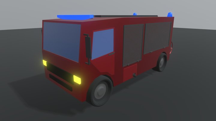 Fire-engine 3D models - Sketchfab