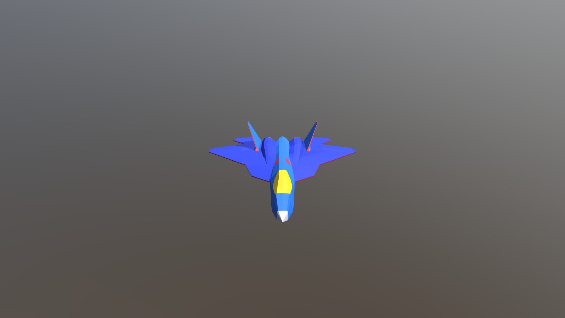 Low poly plane - Su-57/PAK-FA - 3D model by fox1 (@benkenobix) [0e49e16 ...
