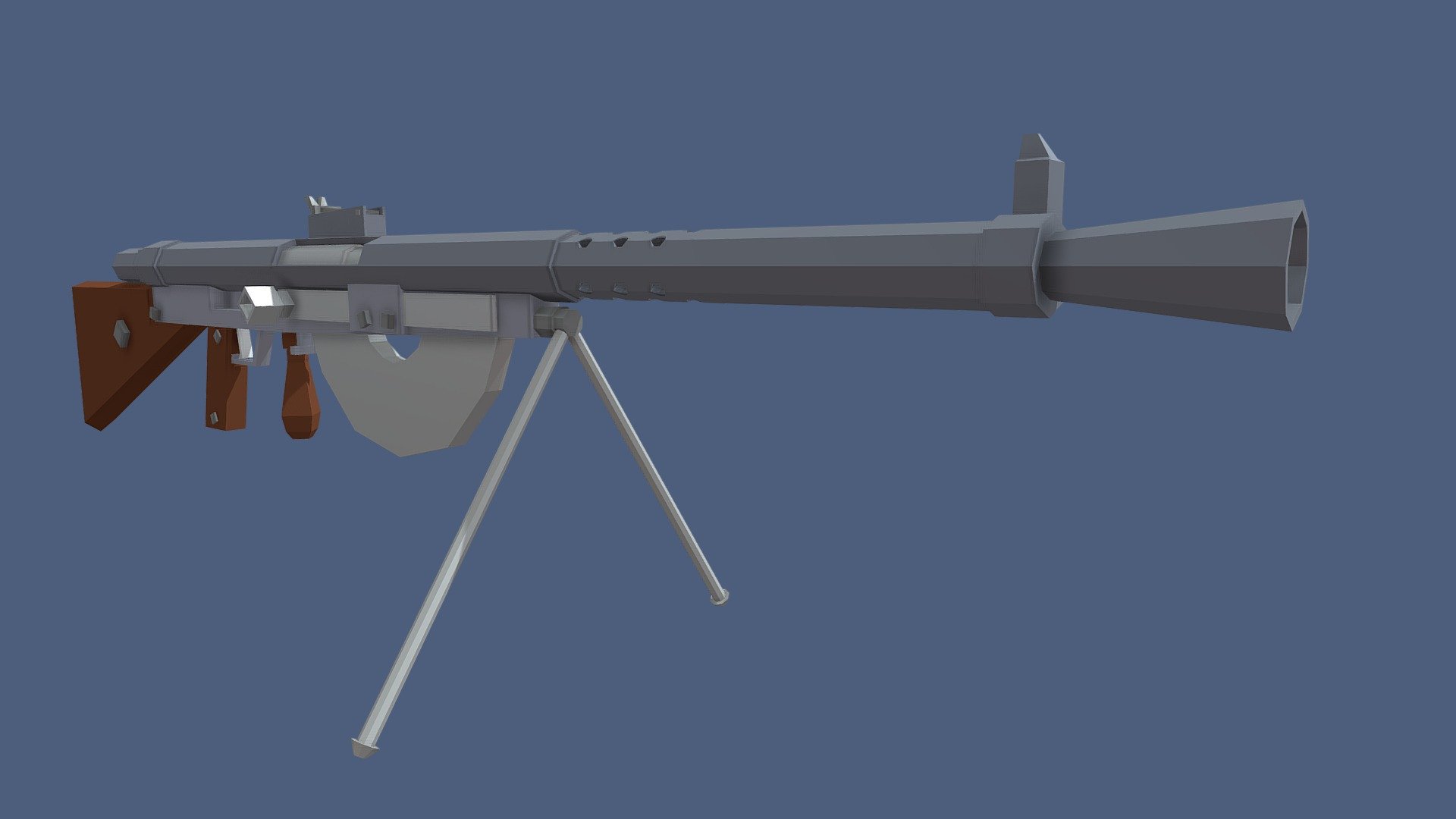 Low-Poly CSRG 1915 "Chauchat" - Download Free 3D model by gras_berries ...