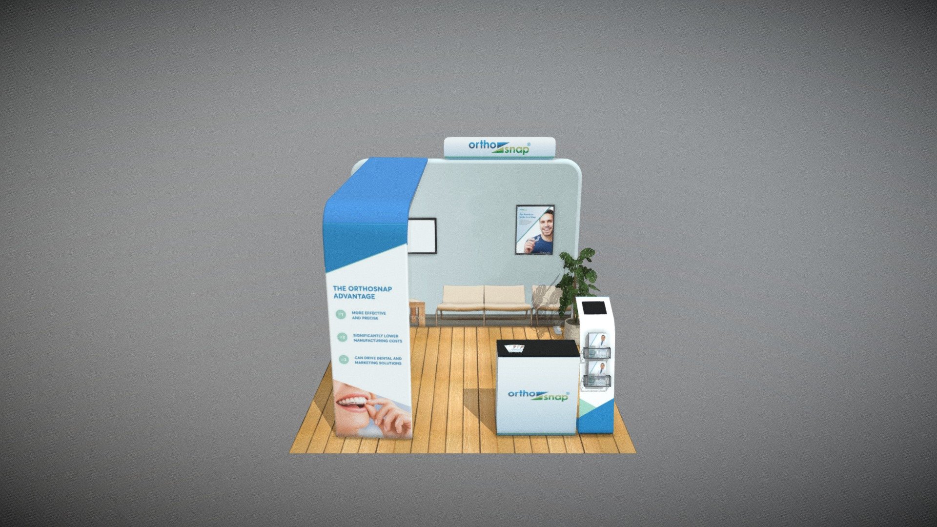 Orthosnap Booth 02 - 3D model by thinker88 [0e4a947] - Sketchfab