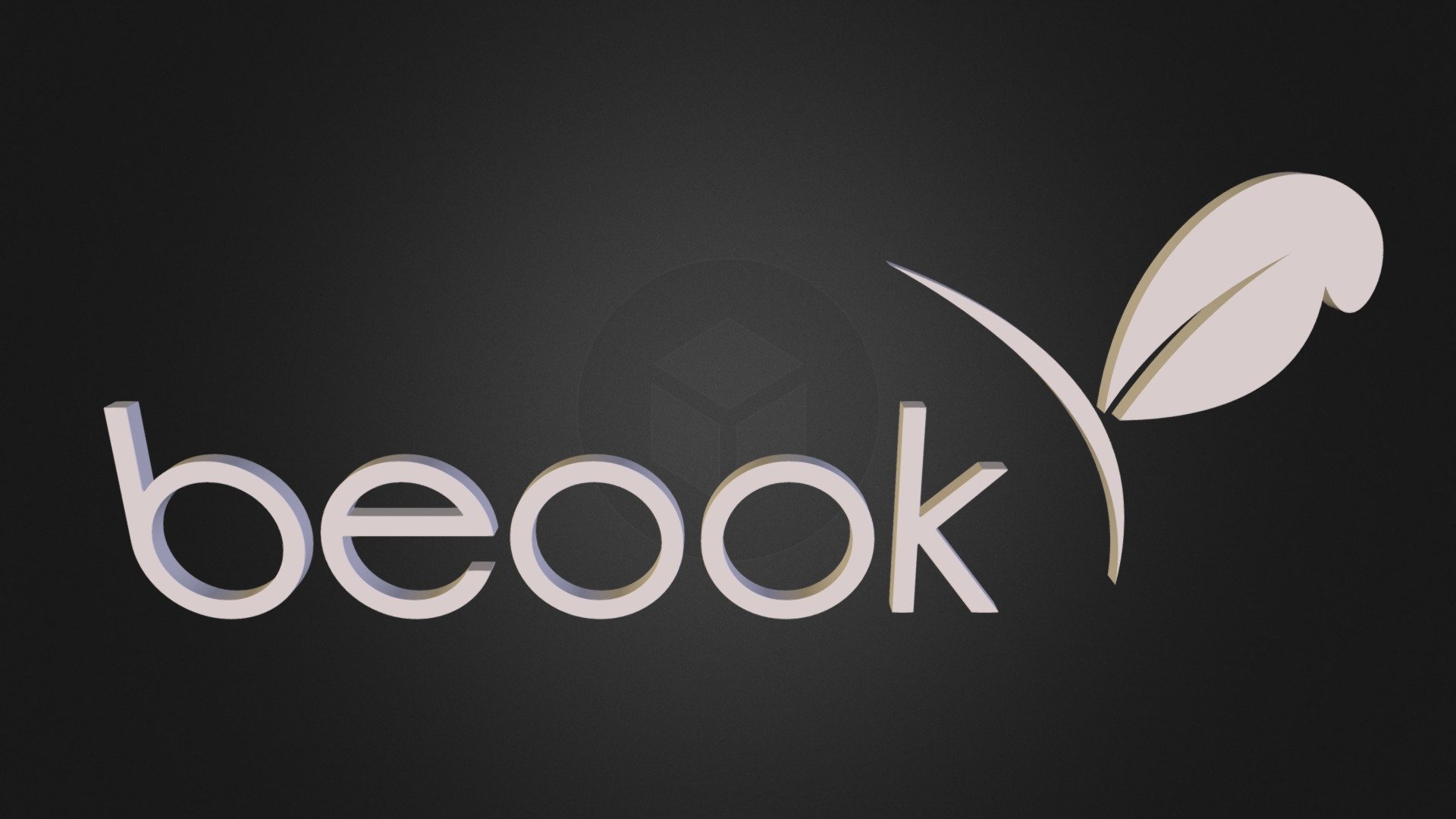 beook_logo_3D_3 - 3D model by agcatalina [0e4ba15] - Sketchfab