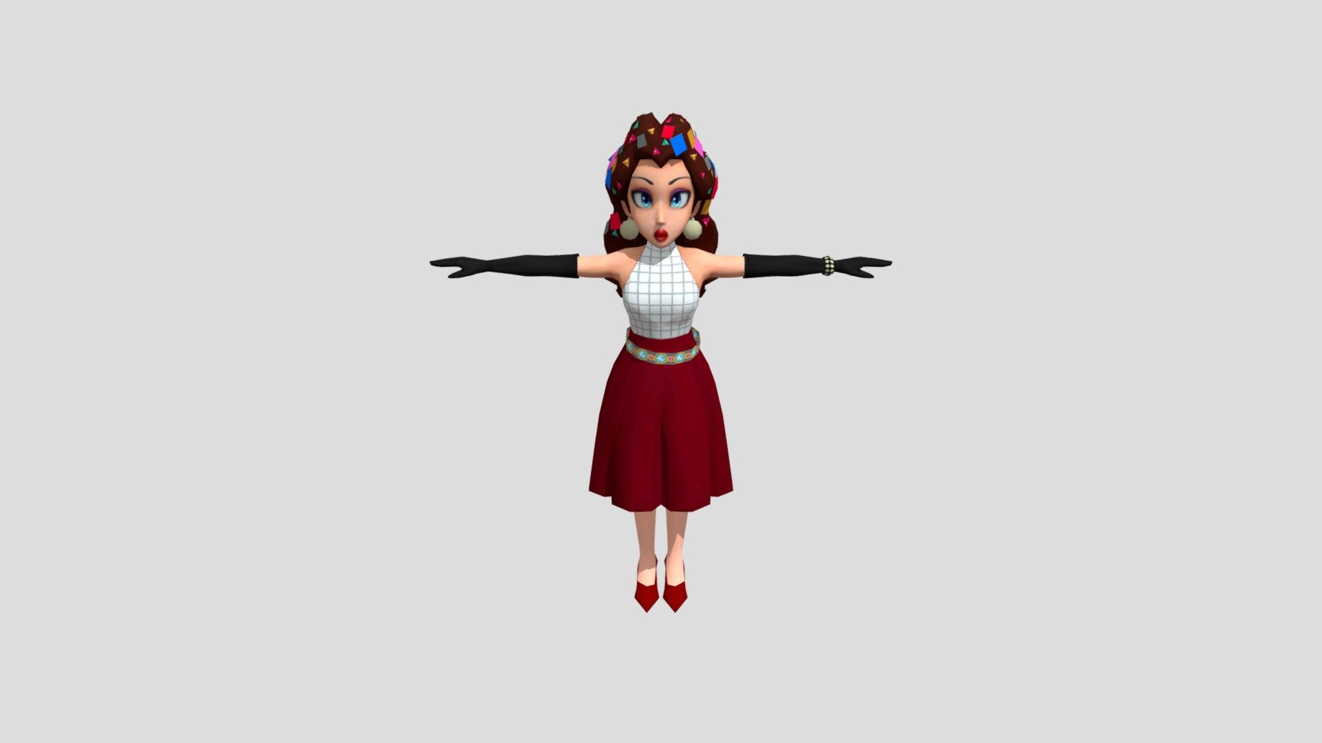 Pauline_party_time - Download Free 3D model by Trevon896850541 [0e4cdd3 ...