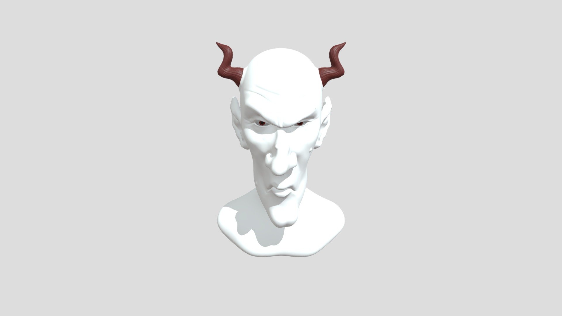 Demon Head - 3D model by Geraldmckay [0e4dde2] - Sketchfab