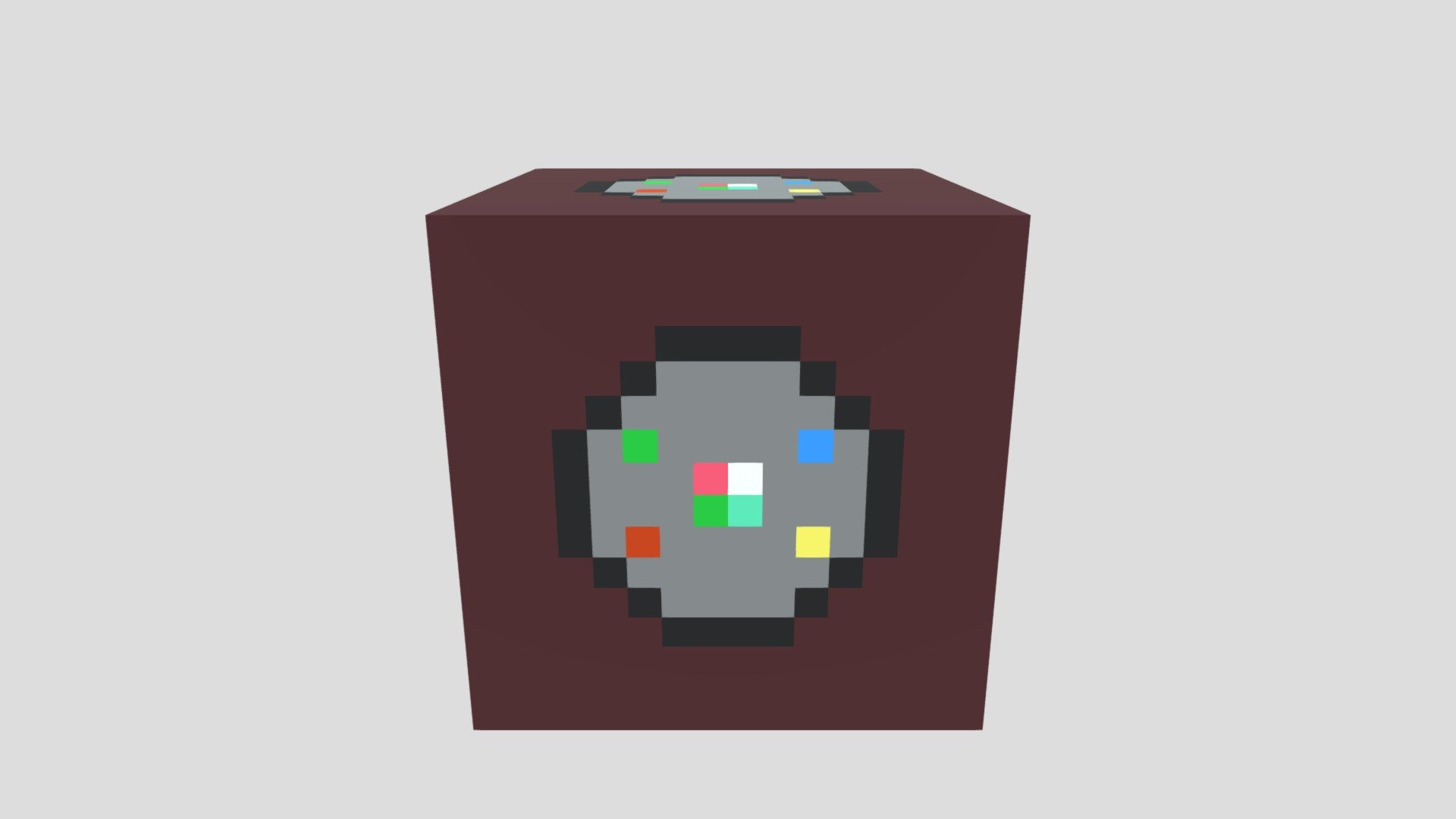 Minecraft command block - 3D model by ridma.pawan2008 [0e500fc] - Sketchfab