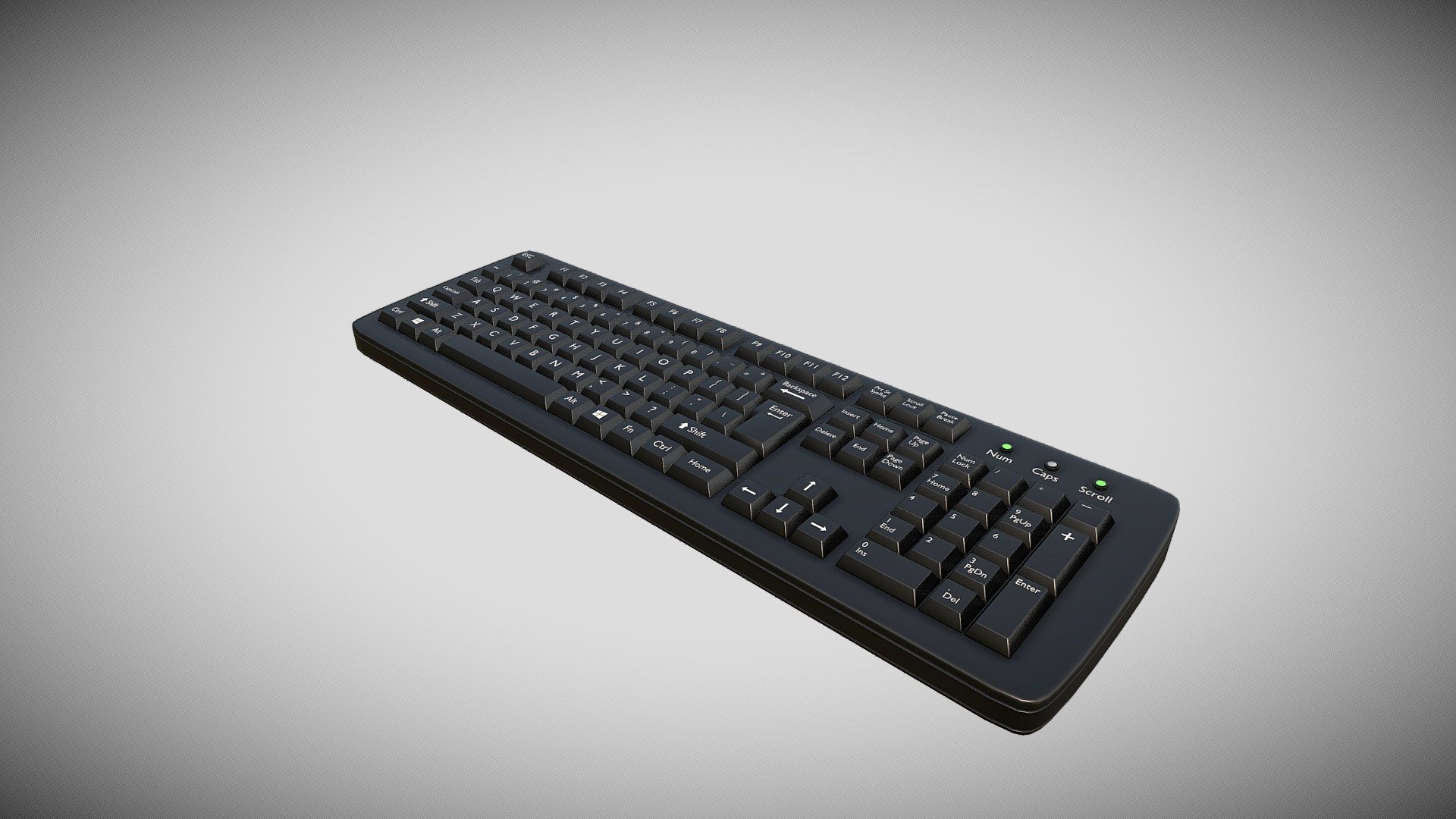 (FREE) High poly keyboard - Download Free 3D model by ENAB_DESIGN ...