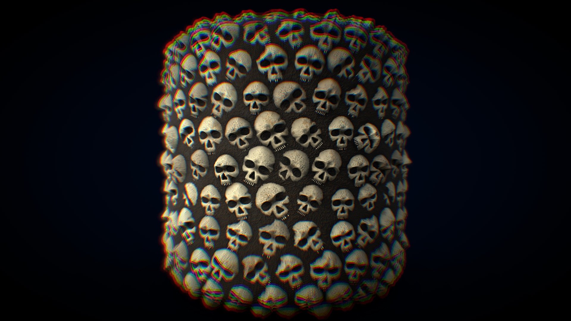 Skulls Wall | Tile Texture - Download Free 3D model by CATholic [0e50963] - Sketchfab
