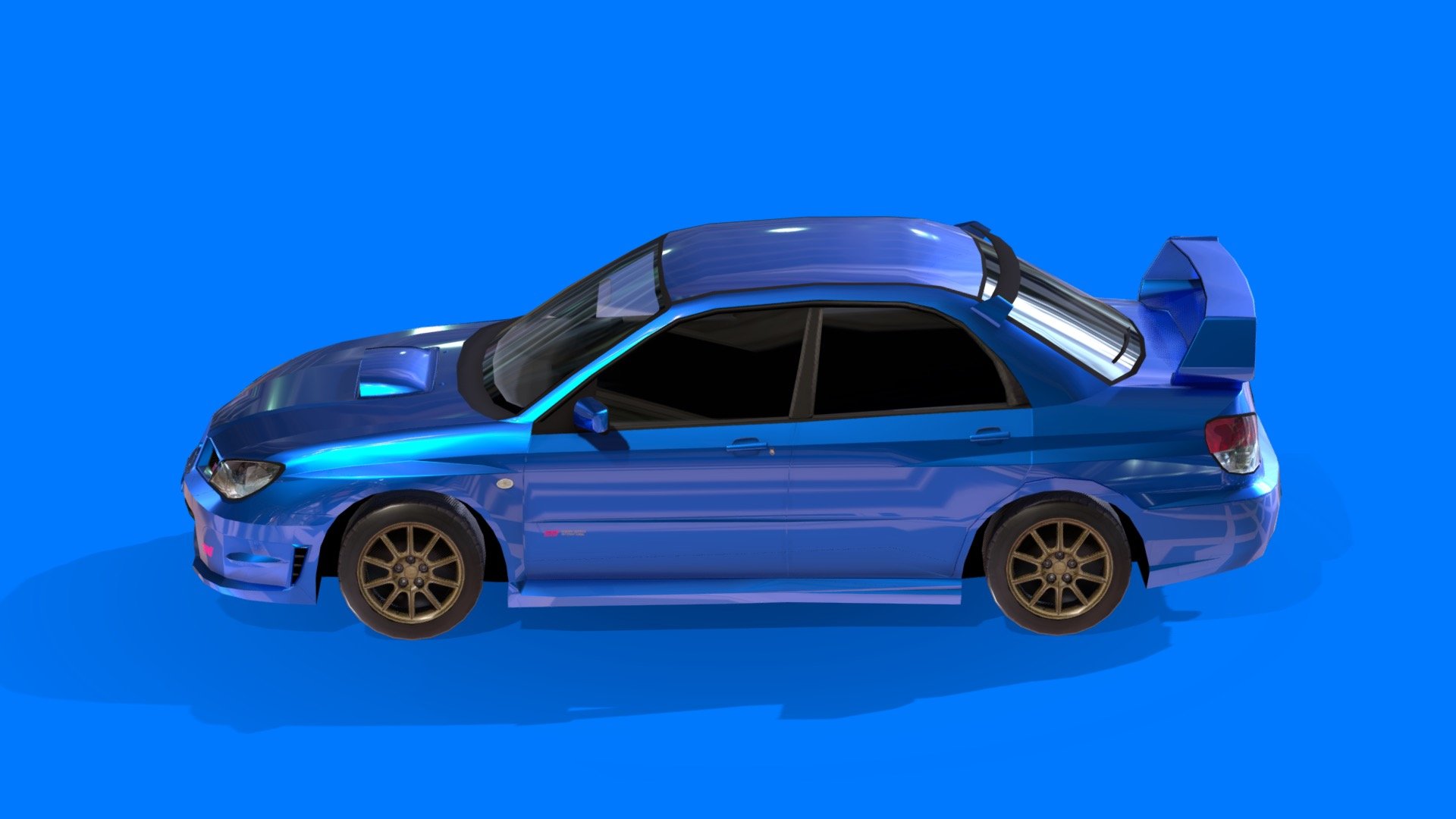 Subaru Impreza WRX STi (GDB) - Download Free 3D model by Mona x ...