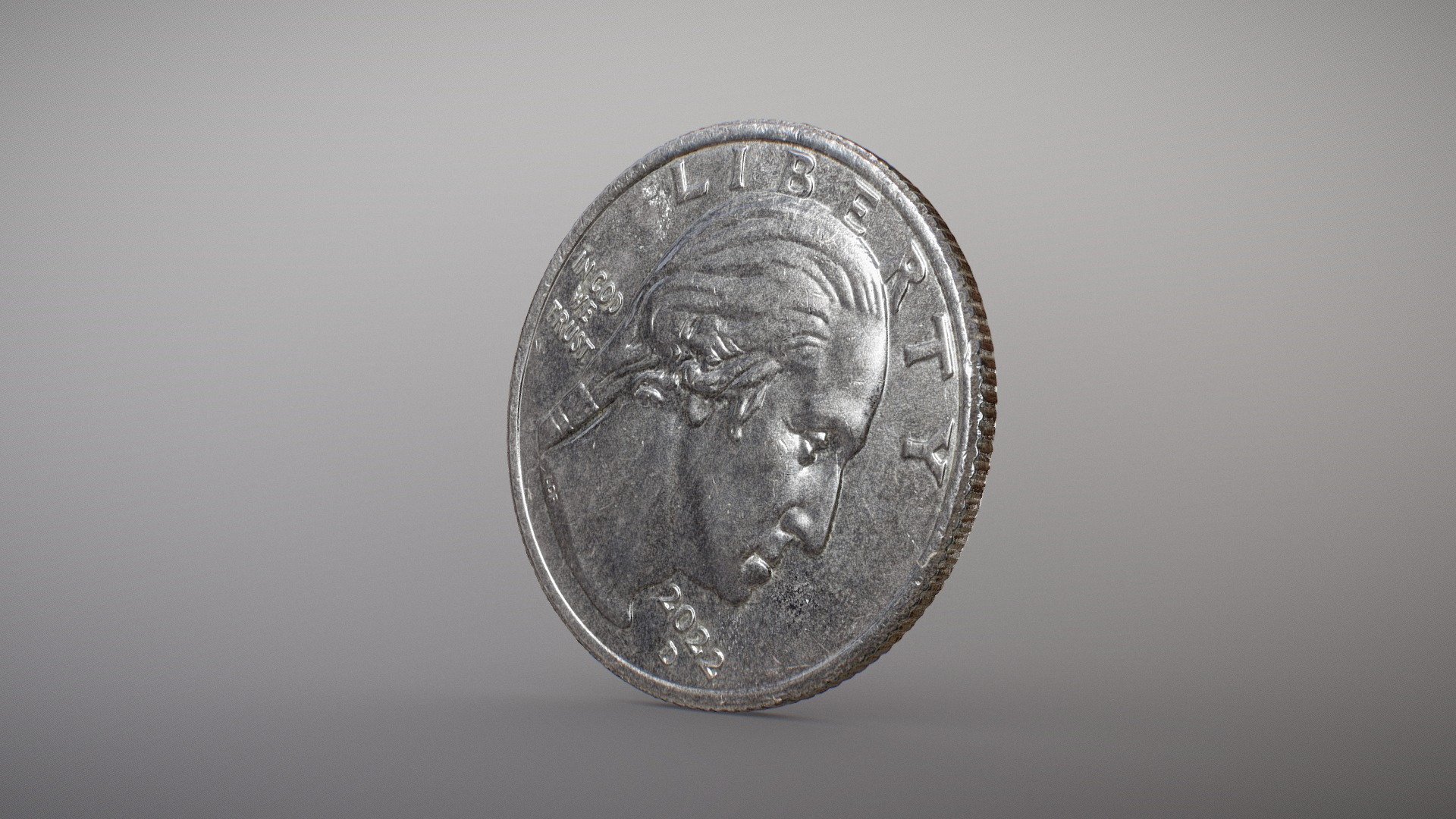 Liberty Quarter - Buy Royalty Free 3D model by inciprocal (@inciprocal ...