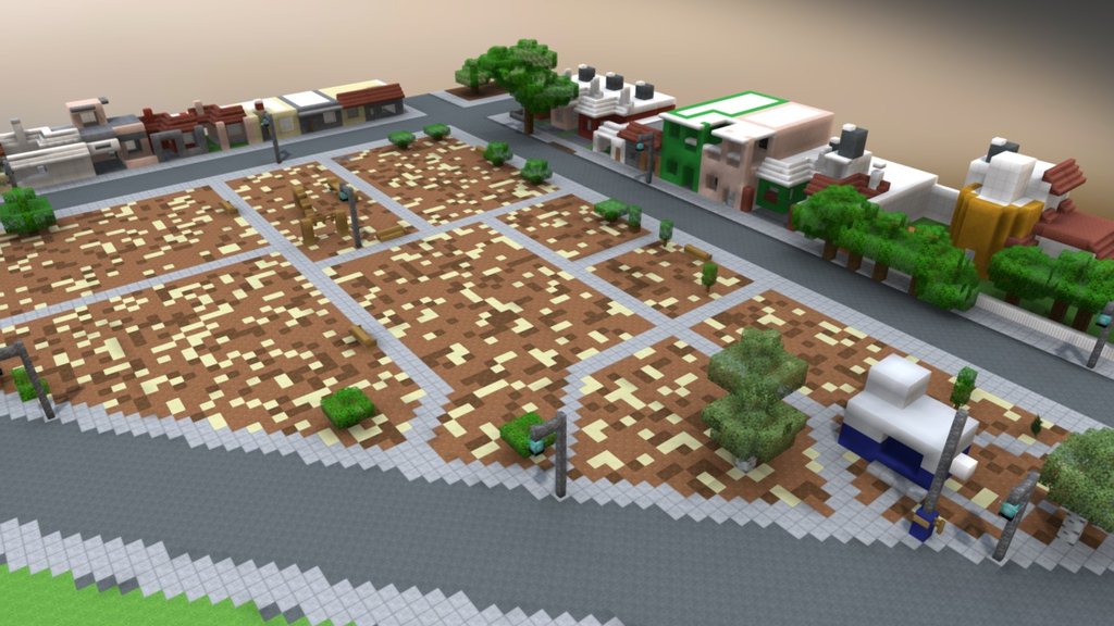 Saltillo - 3D model by Block by Block (@blockbyblock) [0e553c0] - Sketchfab