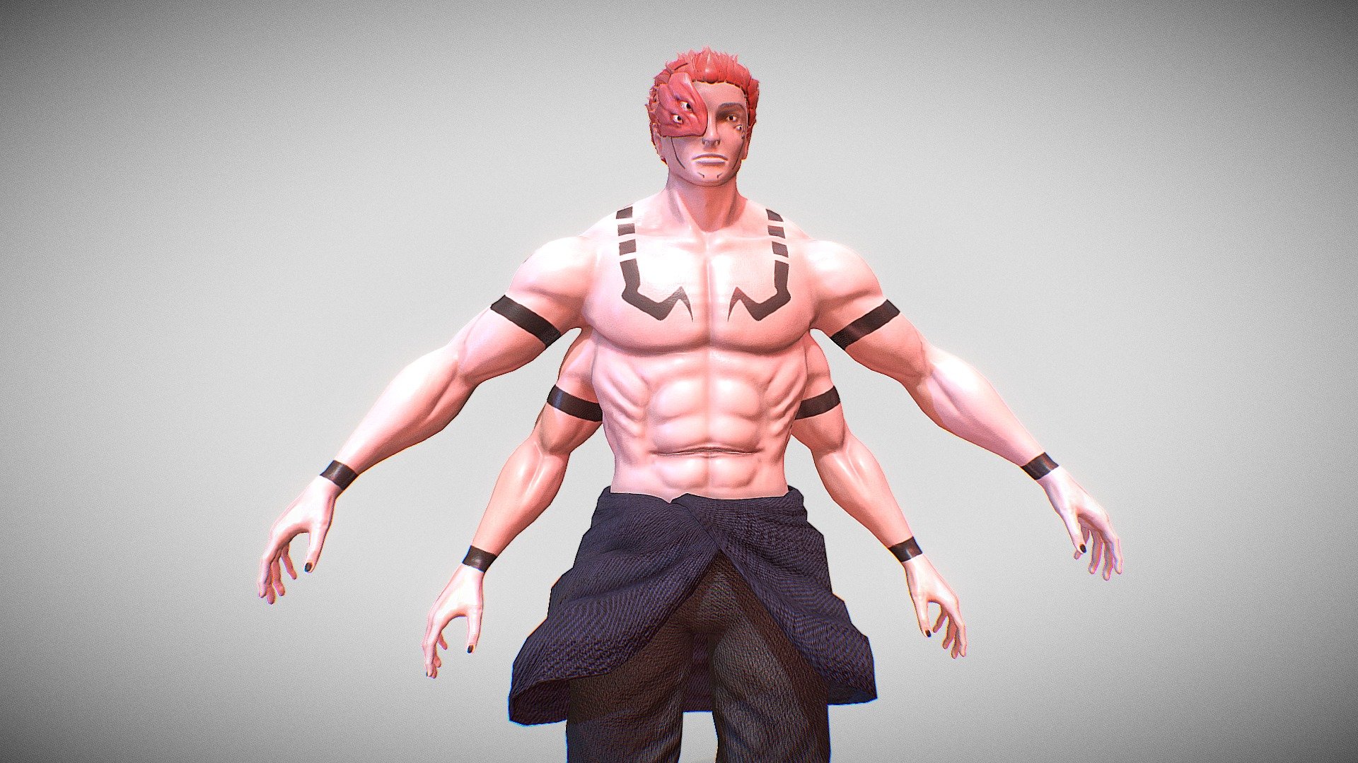 Sukuna 3D model - 3D model by alphacraftstudios [0e5668f] - Sketchfab