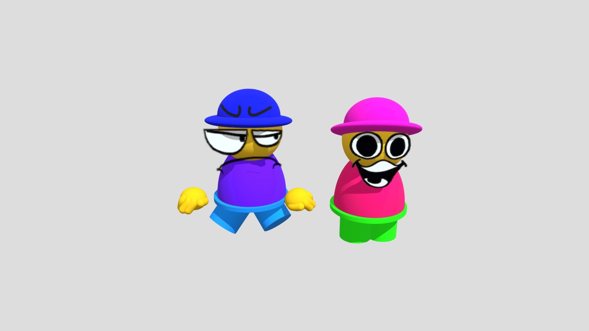Wakkey And Wabby - Download Free 3D model by TIKY667r [0e56cdd] - Sketchfab