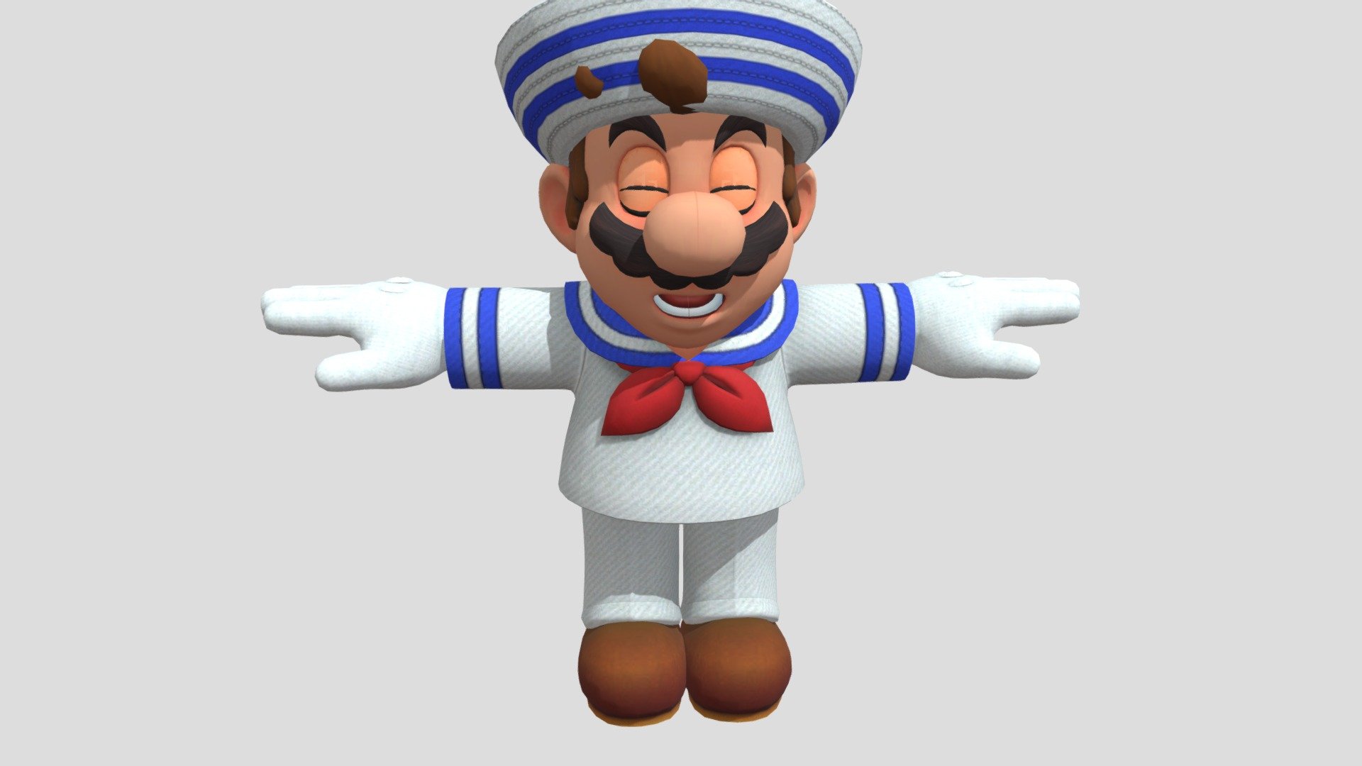 Super Mario Odyssey - Mario Sailor - Download Free 3D model by Jotham ...