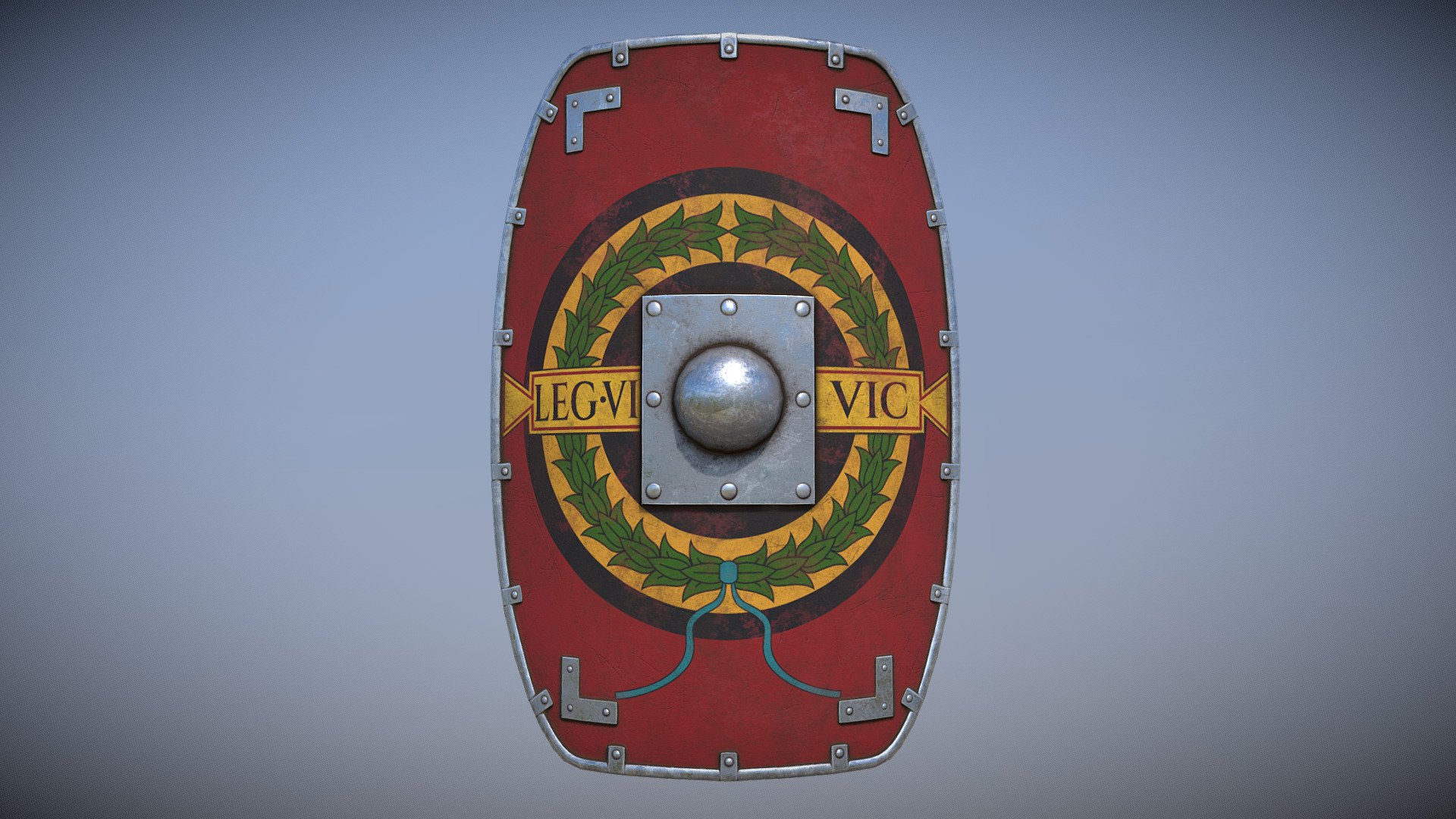 Scutum (Augustan Type) Legio VI Victrix - 3D model by Garrettich ...