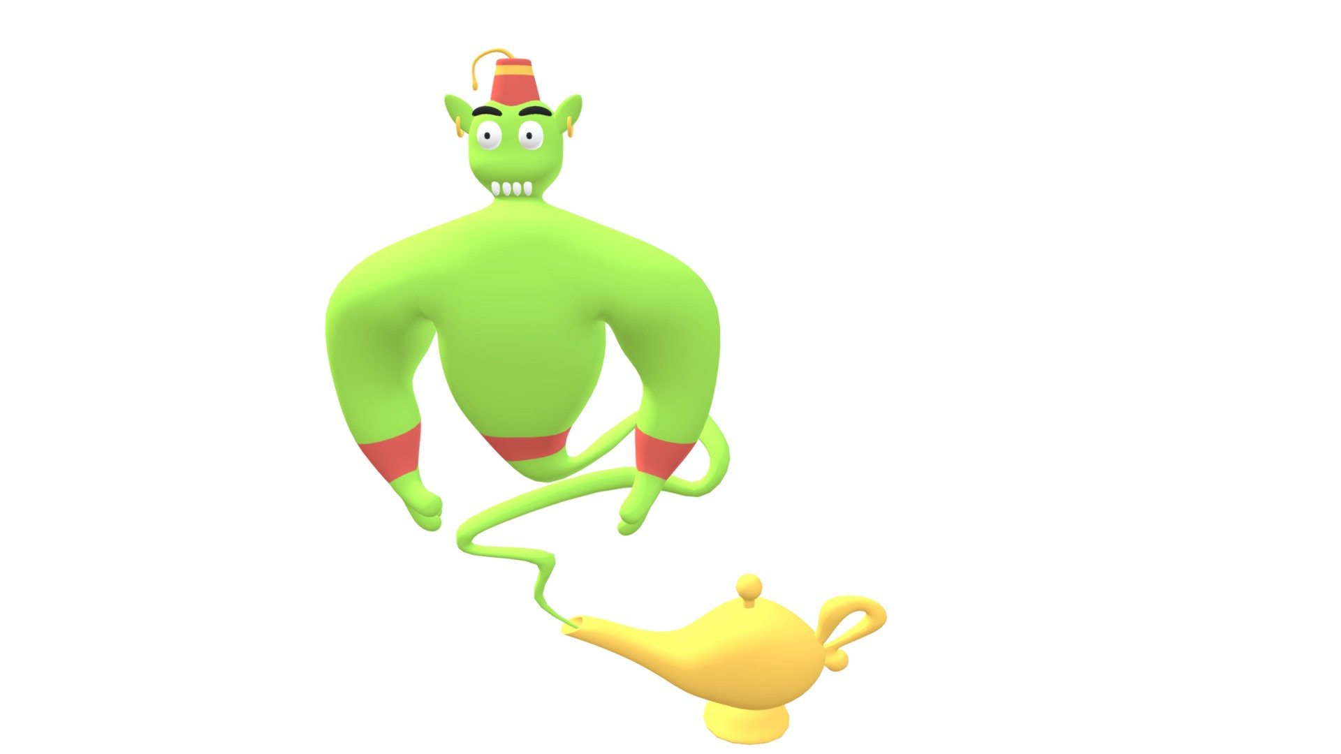 Genie - 3D model by Sorin Covor (@blessthefall) [0e608b5] - Sketchfab
