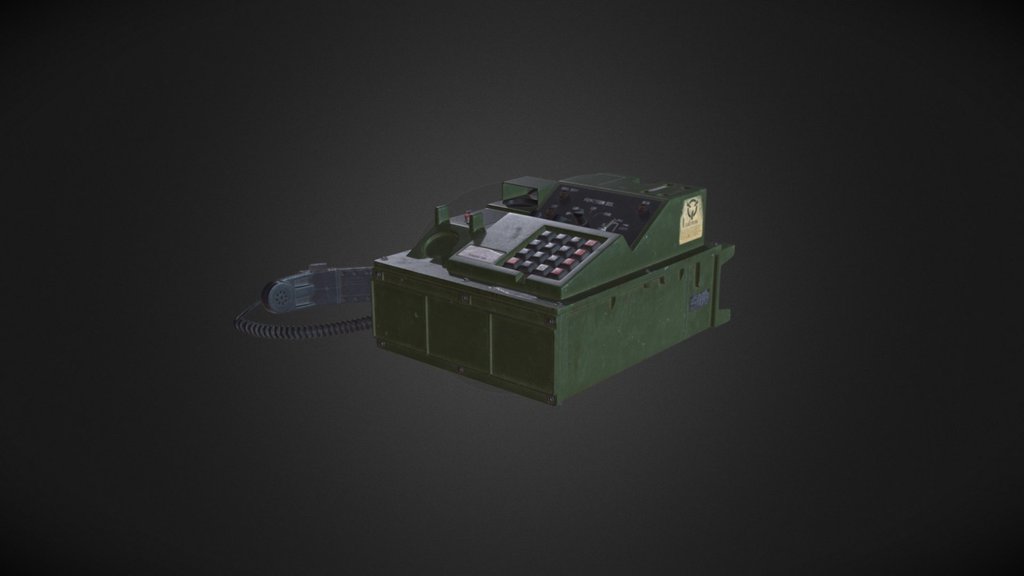 KY68 Secure Field Phone - Download Free 3D model by Arnaud Bellour ...