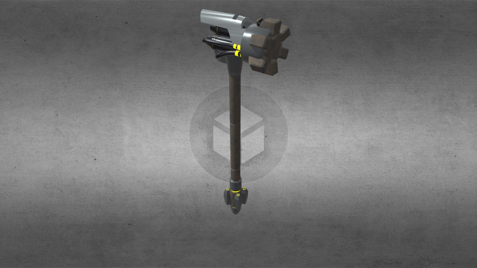 Reinhardt hammer - 3D model by Lev Kravets (@LevKravets) [0e63529 ...