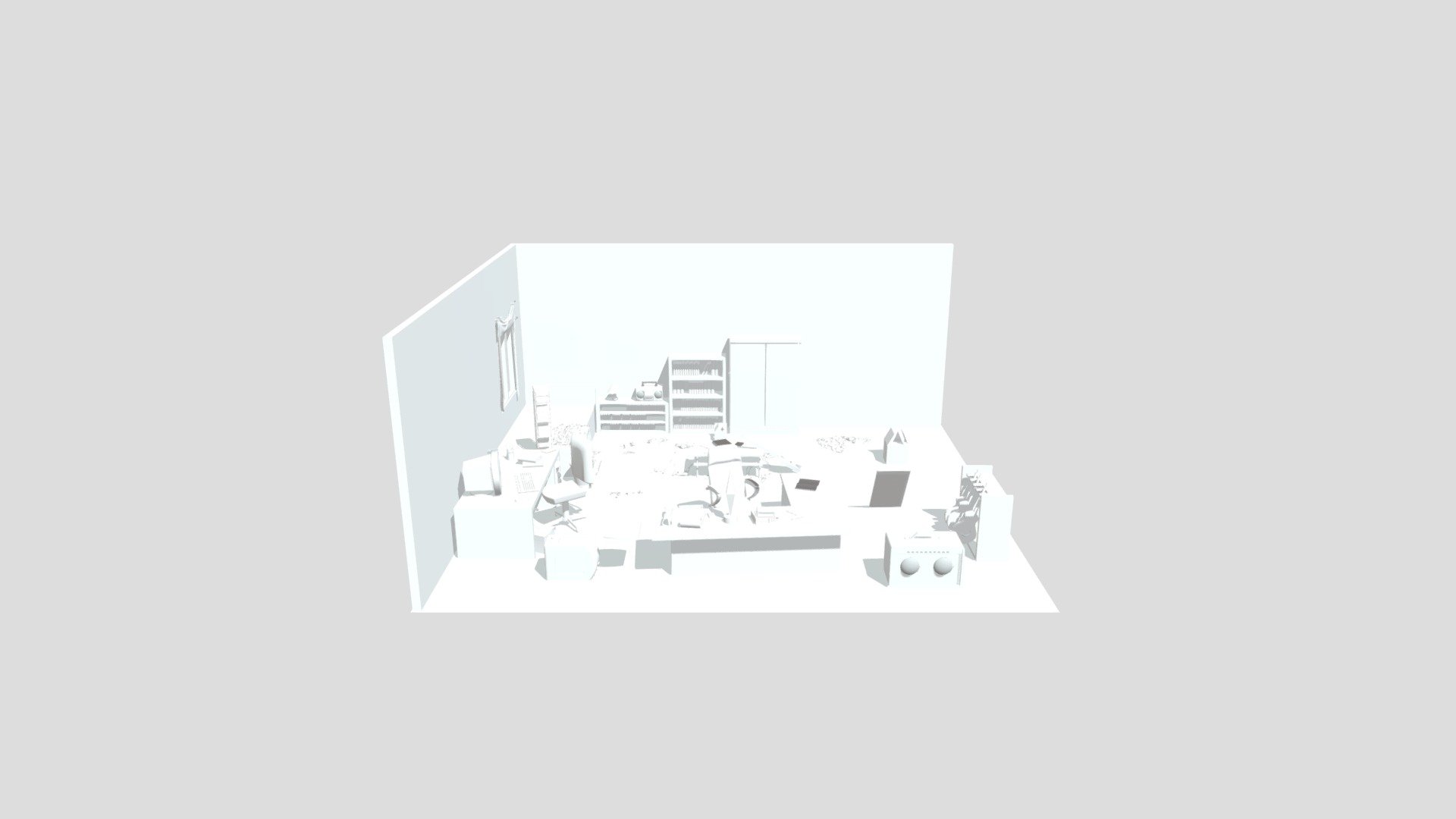 Mess Room - 3D model by vijjay001 [0e63b89] - Sketchfab