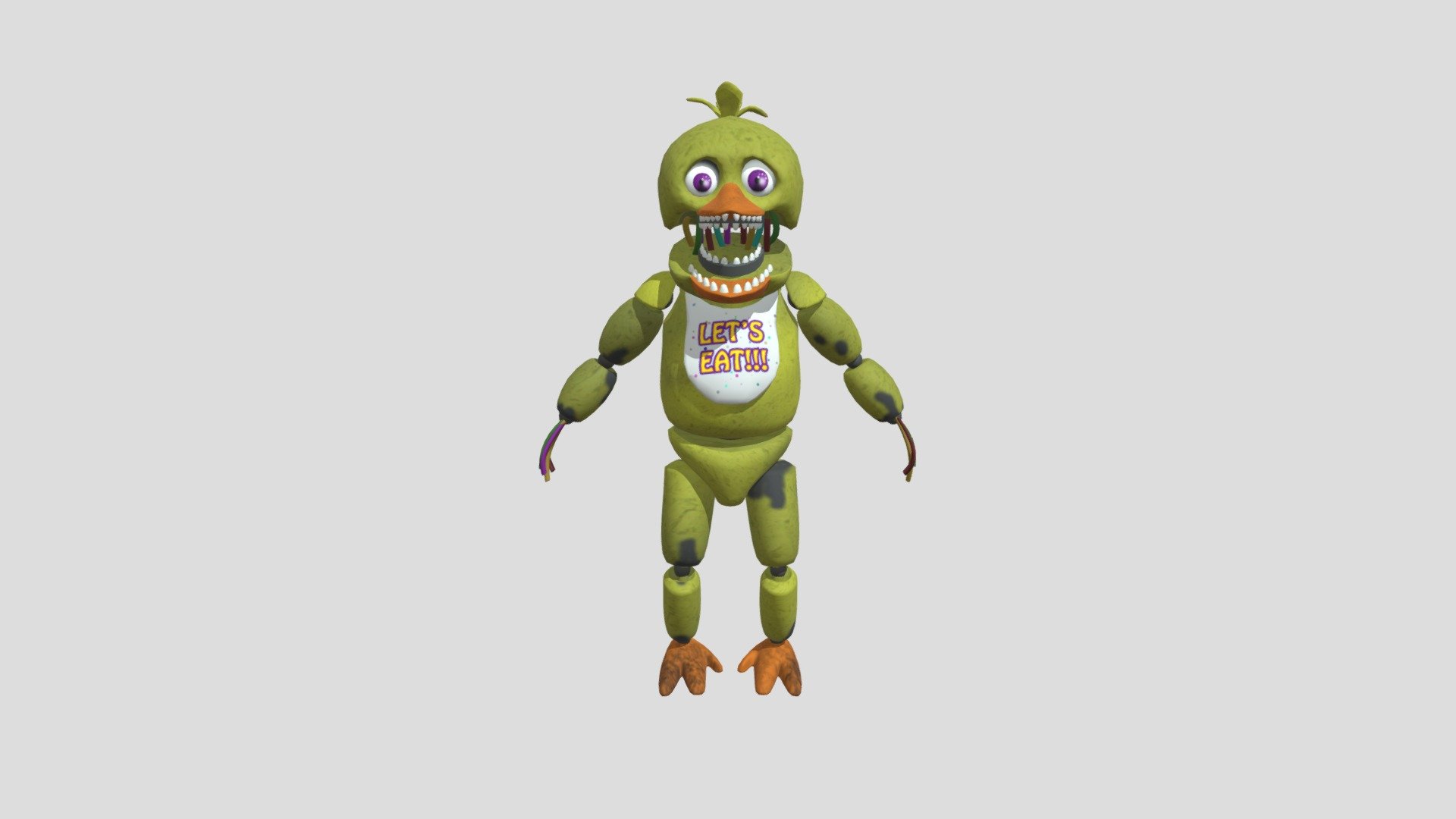Withered Chica FNAF 2 For Gmod - Download Free 3D model by Scorpion4241 ...