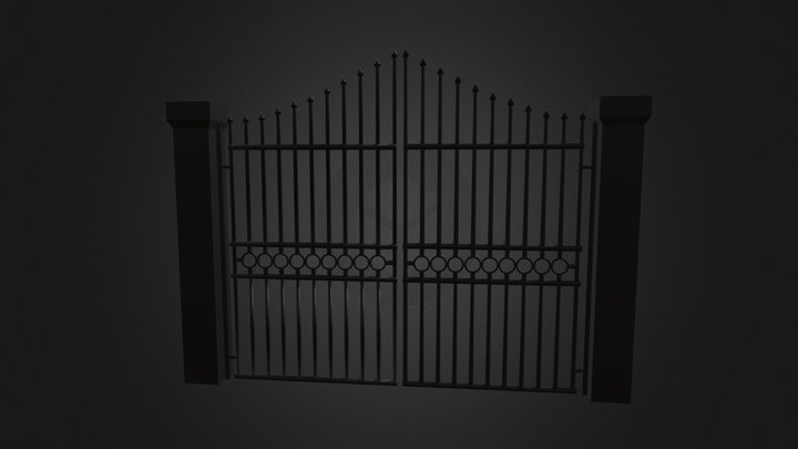 Metal-gate 3D models - Sketchfab