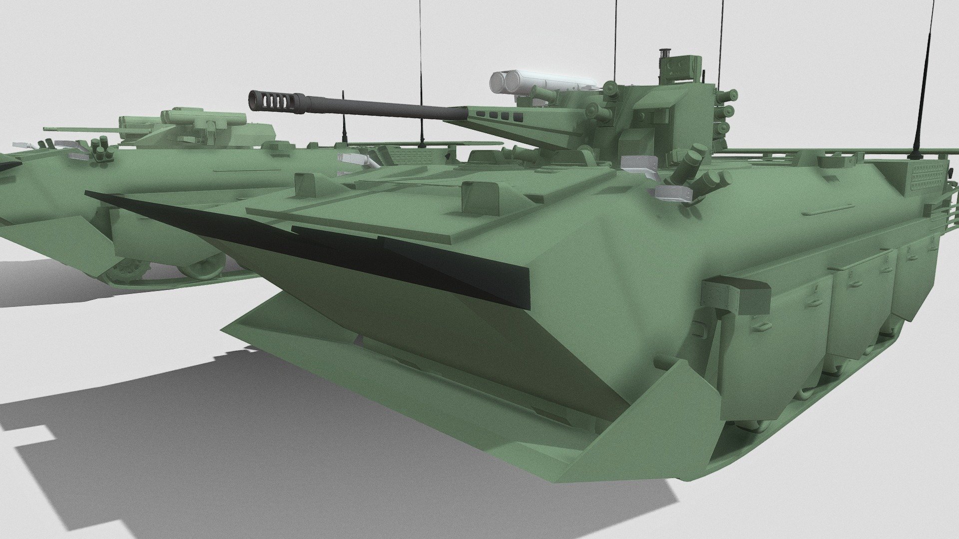BMMP-1 AMPHIBIOUS INFANTRY FIGHTING VEHICLE - 3D model by KillCaptureDestroy (@jloiacono82 ...