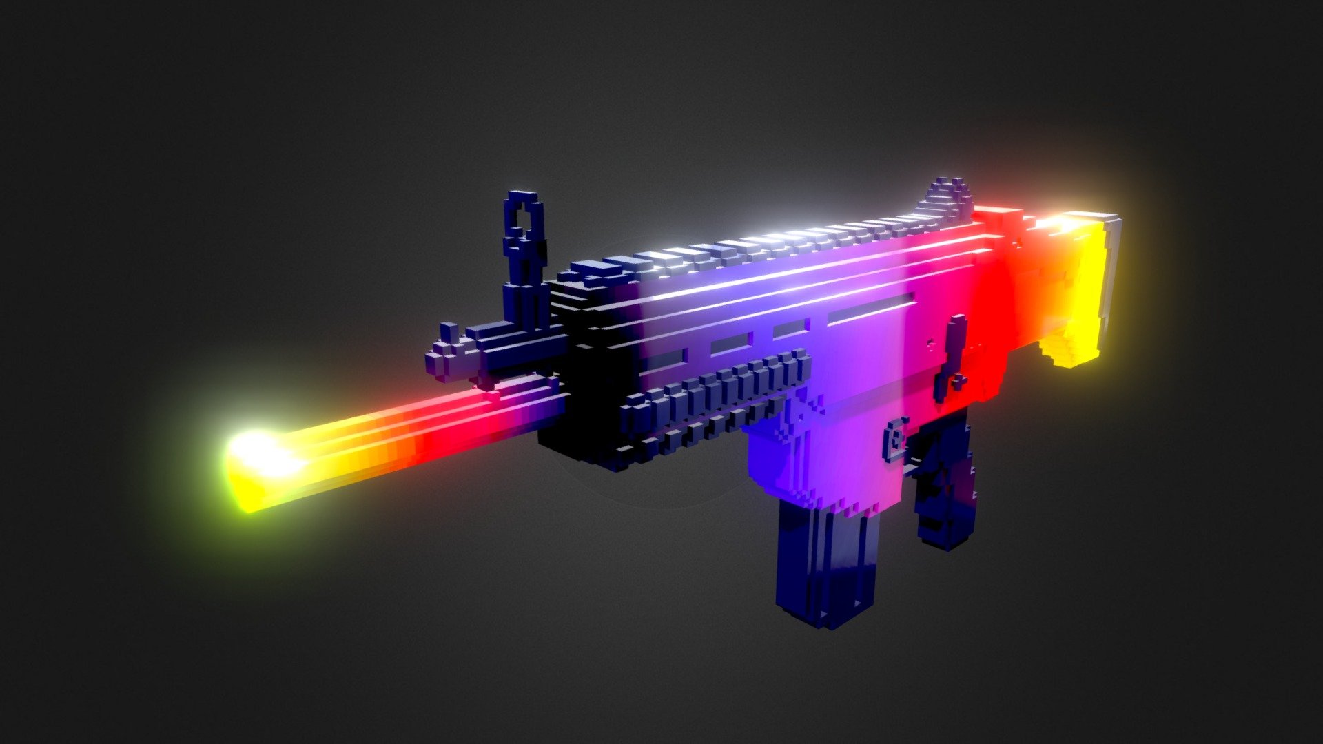 Voxel Scar Fade Cubik 32 64 3d Model By Chara Dreemurr [0e695a5