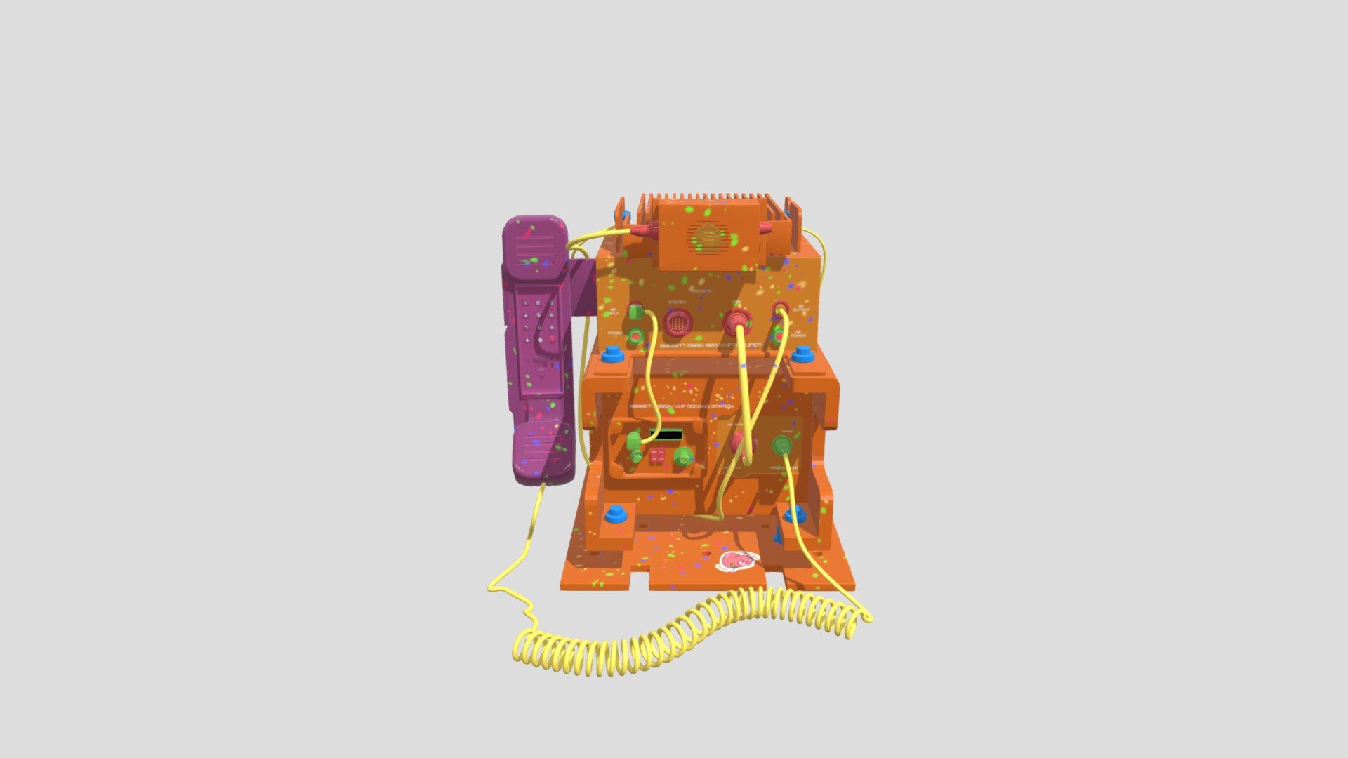 Barrett PRC-2082 Military Radio Toy - 3D model by Agencia Chicle ...