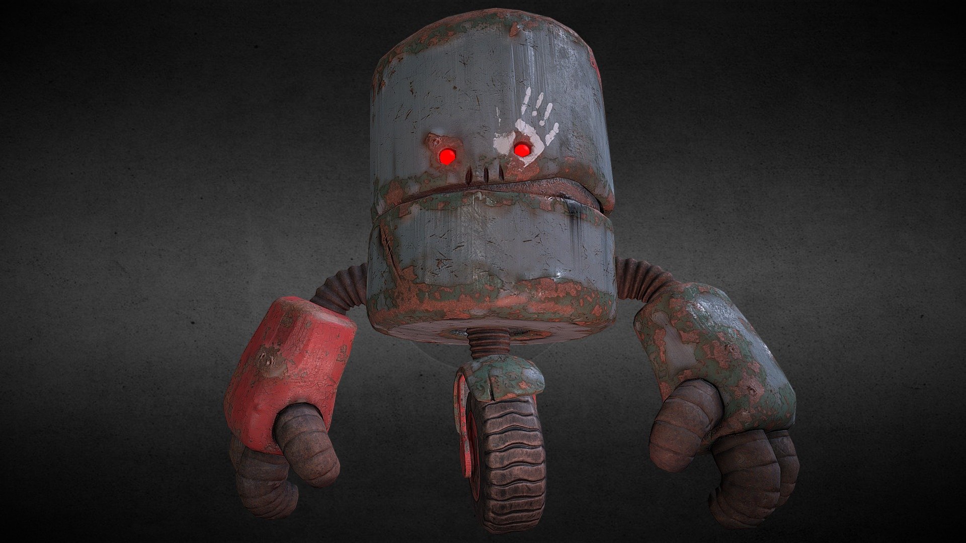 Toon Robot - 3D model by Orest TerremotO (@TerremotO) [0e6c233] - Sketchfab