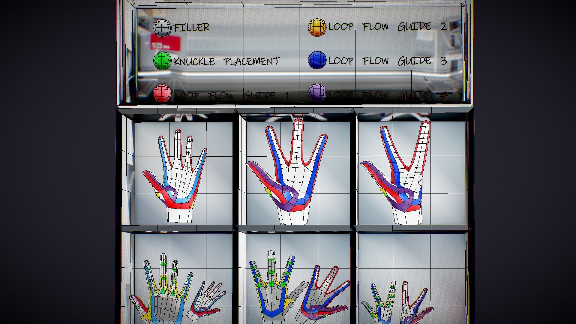 Hand topology? - Download Free 3D model by doorbin (@woodland.mid ...