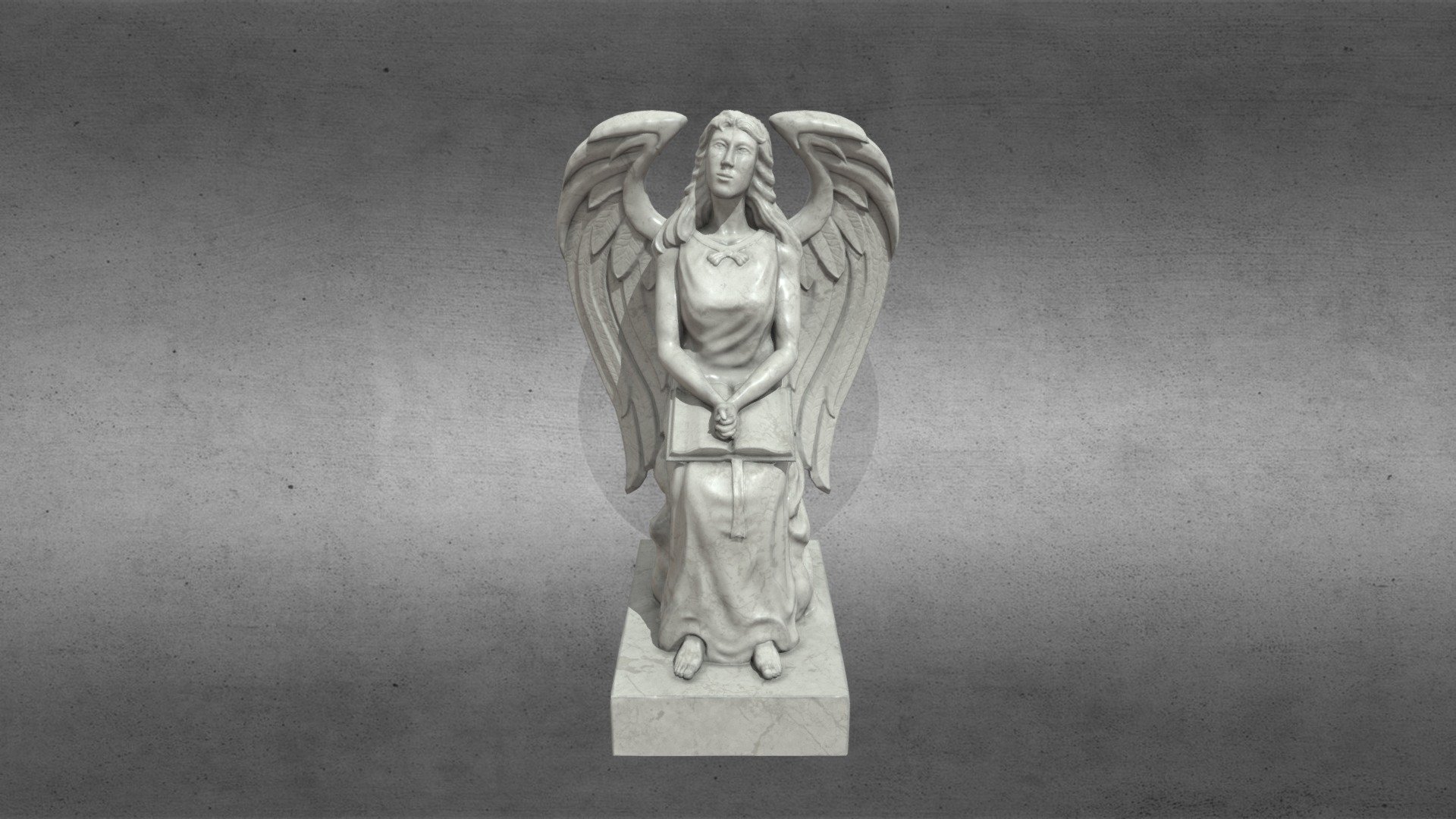 Sitting Angel - 3D model by Dr-leon-CR [0e6dbe5] - Sketchfab