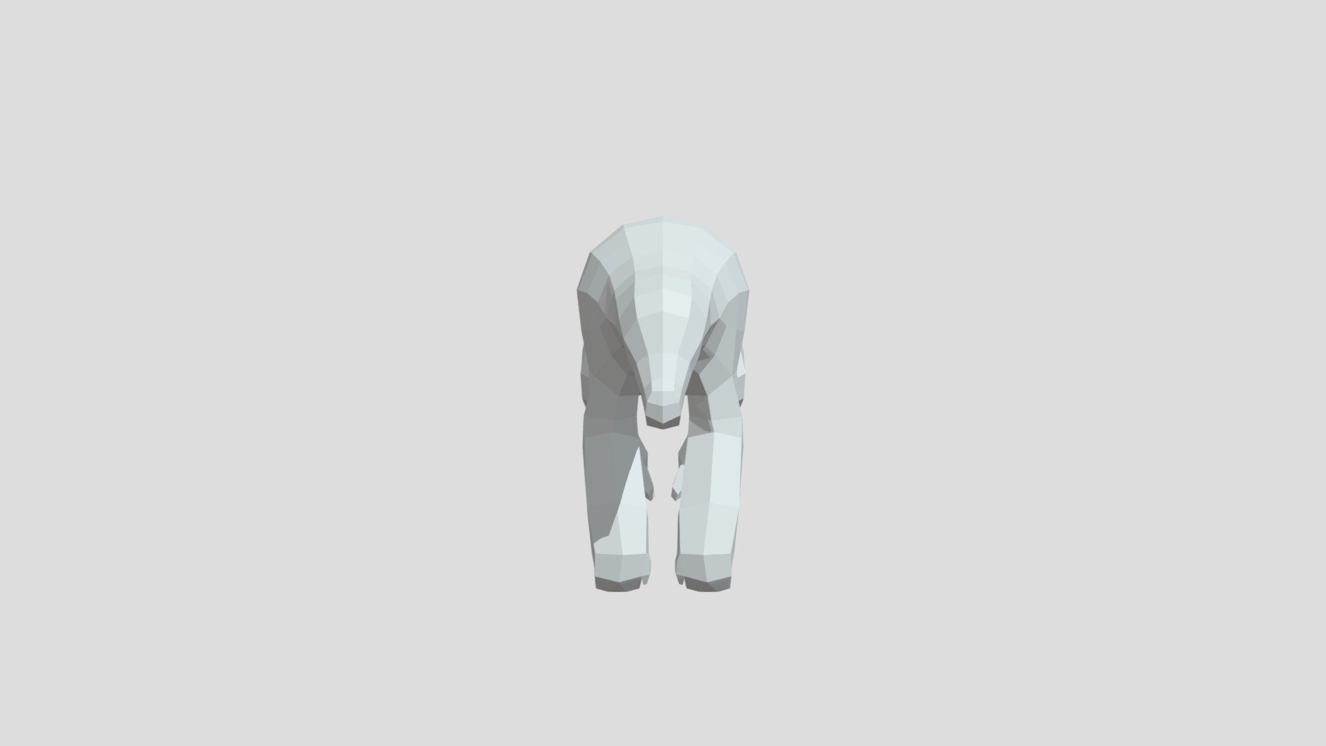 Ground sloth from Poly by Google - Download Free 3D model by IronEqual ...