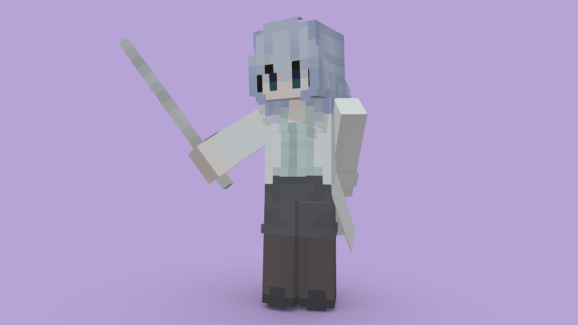 Ayame Himuro (Minecraft Skin Model) - 3D model by drmelonblox [0e6fa67 ...