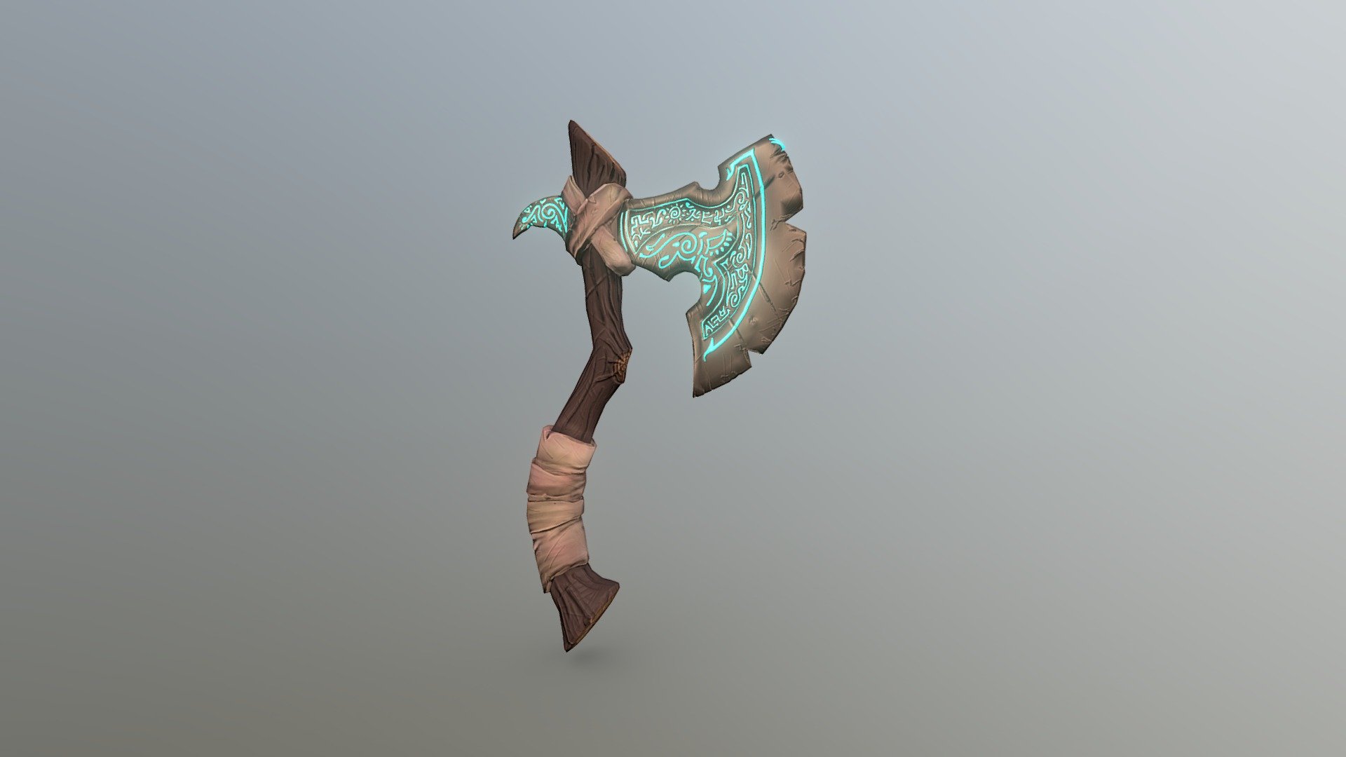 Stylized Axe Low Poly - 3D model by beverlyrosario [0e717b0] - Sketchfab