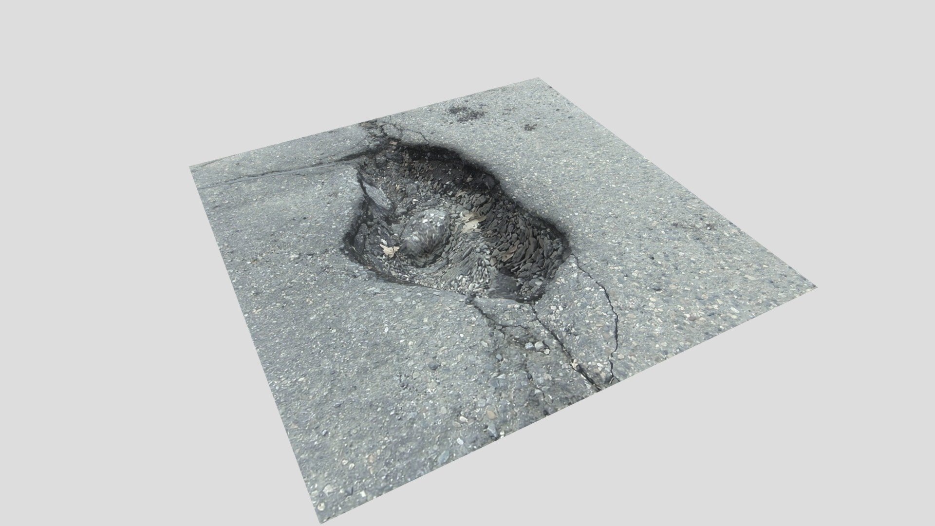 Pot Hole Asphalt Road - Download Free 3D model by sakigakefuruzawa ...