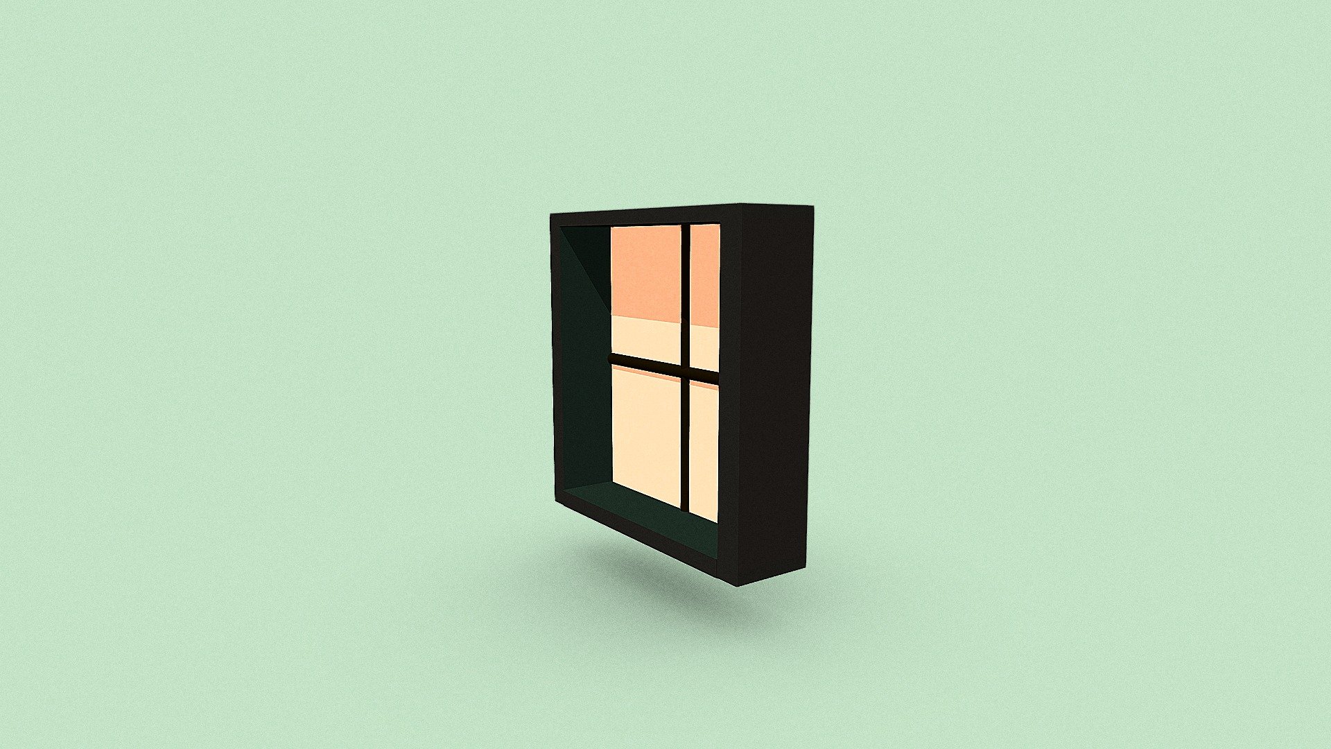 Simple Square Window - Download Free 3D model by thesoooped [0e72acc ...
