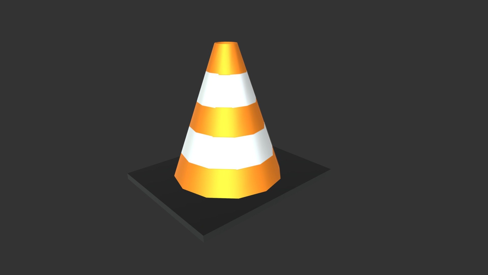 Construction Cone Model Final Corner Room - 3D model by CholyArt ...