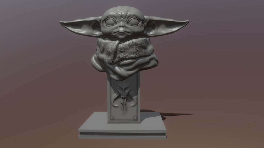 Grogu - A 3D model collection by antookiller3d - Sketchfab