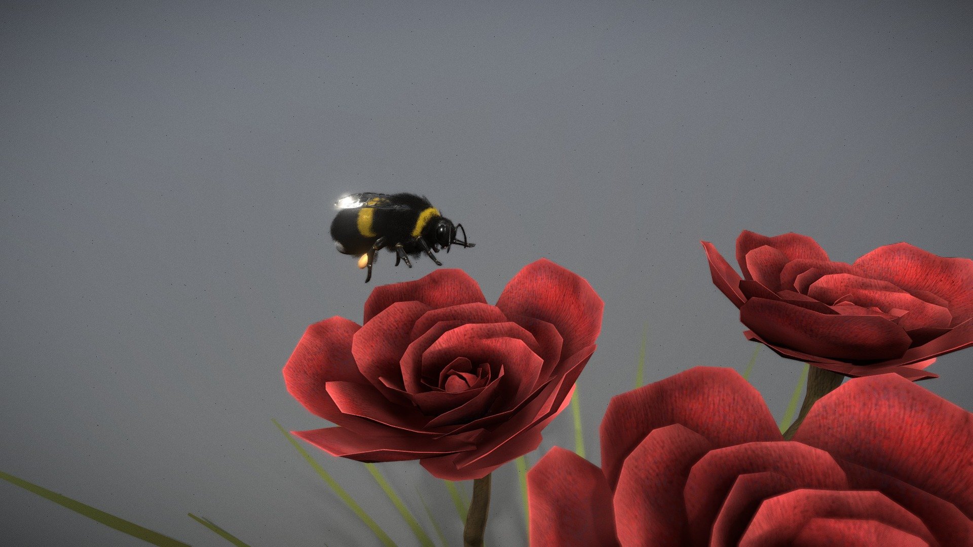 Bumblebee (animated, downloadable) - Download Free 3D model by Андрей ...