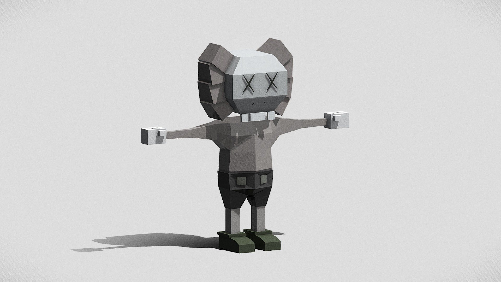 Kaws rig - Download Free 3D model by John Doe (@born2012) [0e77344 ...