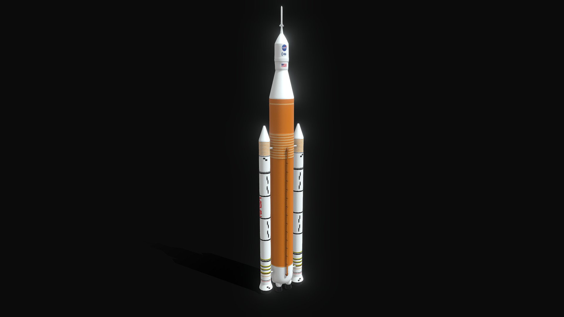 Space Launch System (SLS) Rocket - 3D model by cgimoon [0e77e7d ...