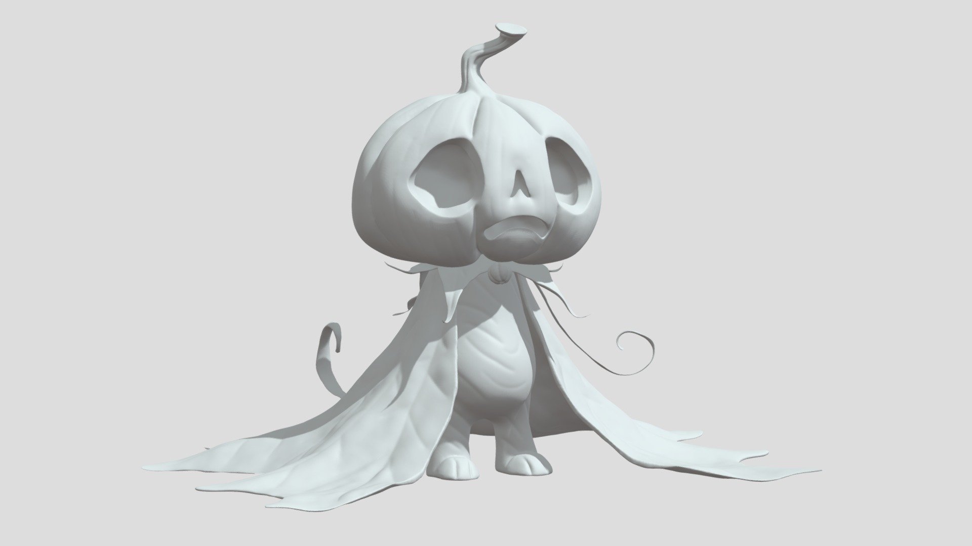 Cute Halloween Pumpkin - 3D model by Brus (@braisgarcia99) [0e78d29 ...
