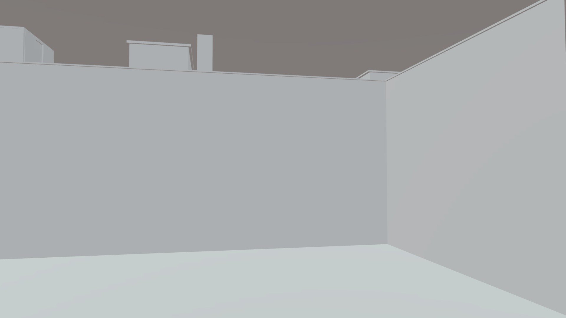 Liminal space a white concrete wall - Download Free 3D model by alex ...