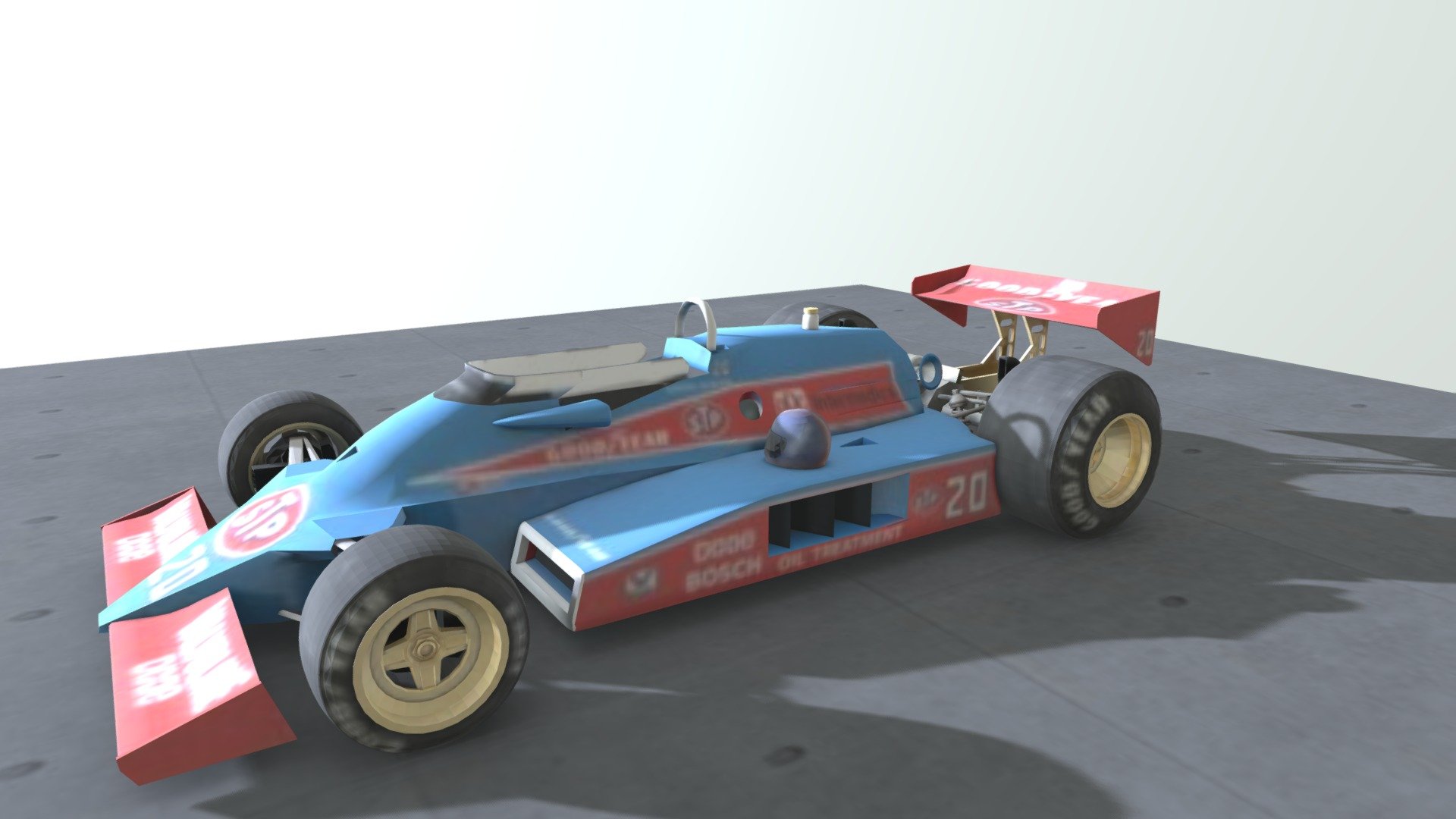 1982 Wildcat Indycar - 3D model by SooSiaal [0e79300] - Sketchfab